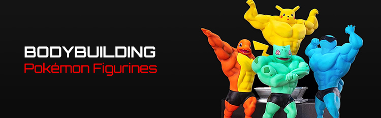 Buff Pokémon Action Figures Flexing Meme Figurines - PokeFlex