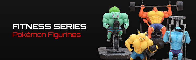 Buff Pokémon Action Figures Flexing Meme Figurines - PokeFlex