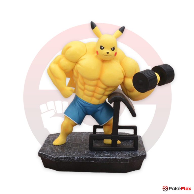 Pokémon Fitness Gym Weightlifting Action Figures - PokéFlex
