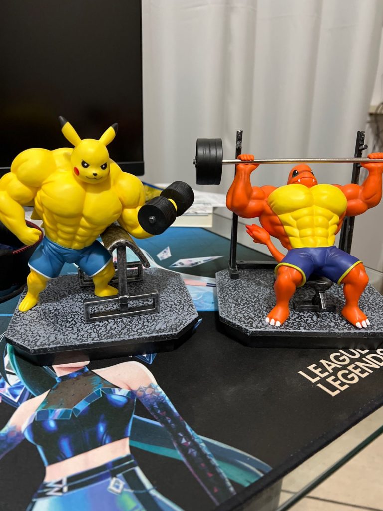 Pokémon Fitness Gym Weightlifting Action Figures - PokéFlex
