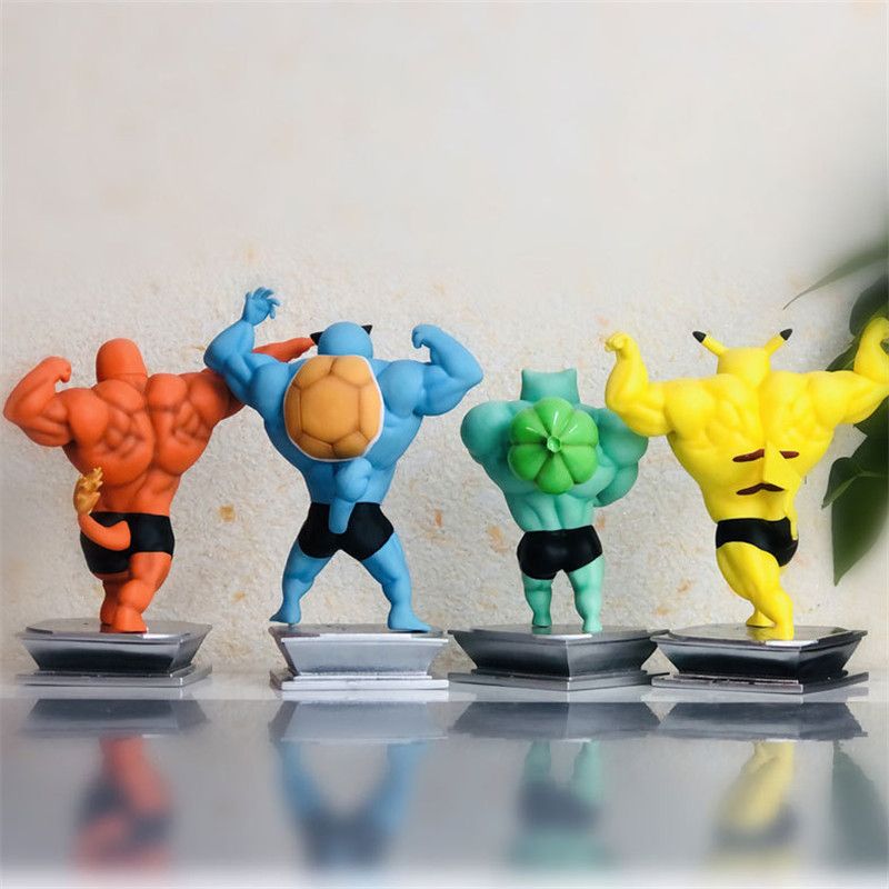 Pokémon™ Flexing Bodybuilding Action Figures - PokéFlex