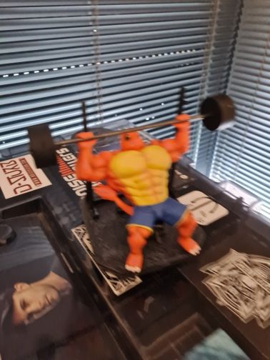 Fitness Gym Weightlifting Action Figures - PokéFlex