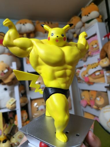 Buff Pokémon Action Figures Flexing Meme Figurines - PokeFlex